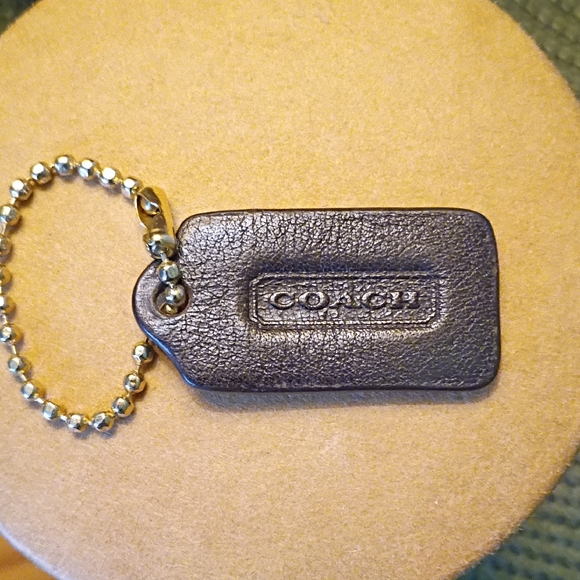 Coach | Bags | Coach Black Leather Small Hang Tag | Poshmark